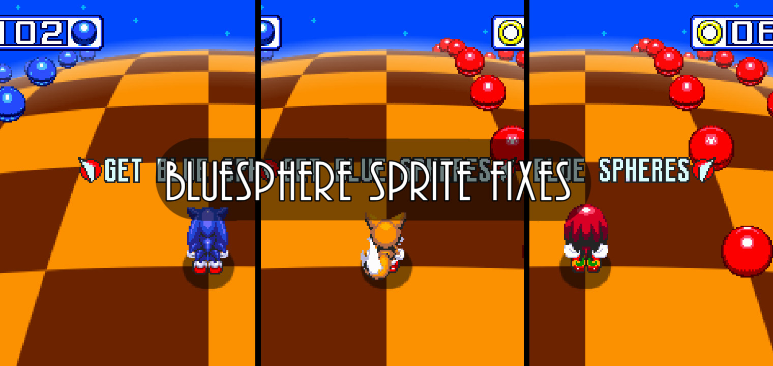 Bluesphere Character Sprite Fixes Mod for Sonic 3 A.I.R. | S3AIR Mods