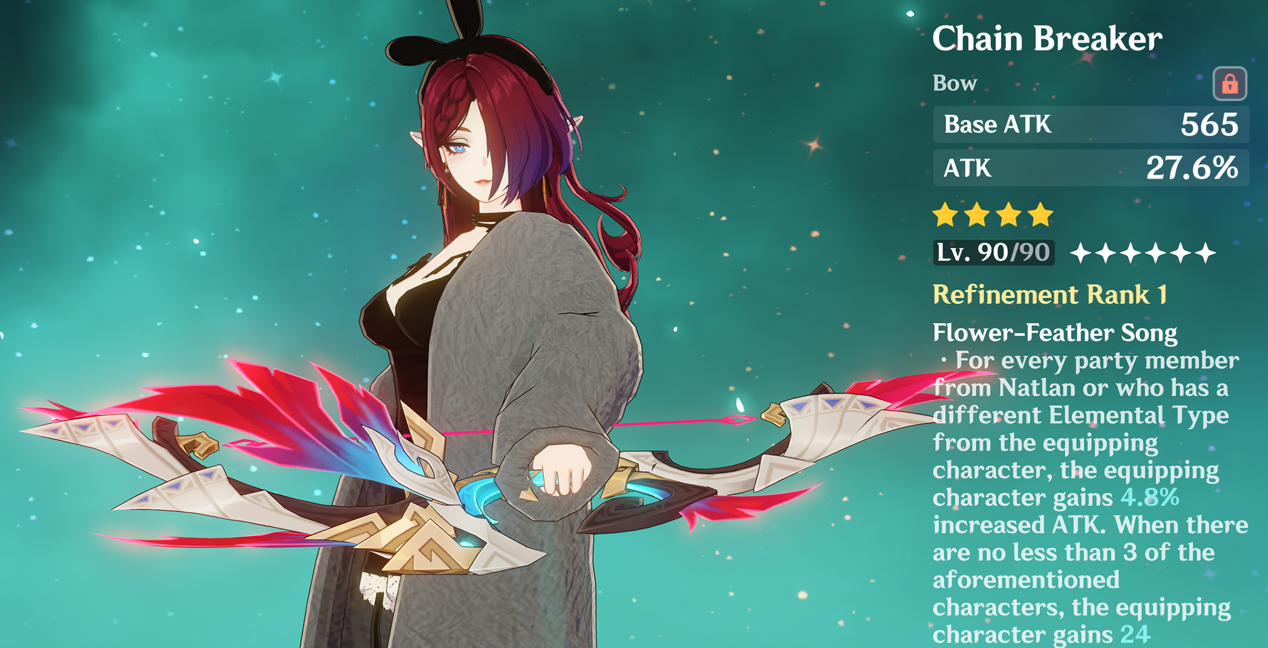 Astral Vulture’s Crimson Plumage on Chain Breaker Mod for Genshin ...