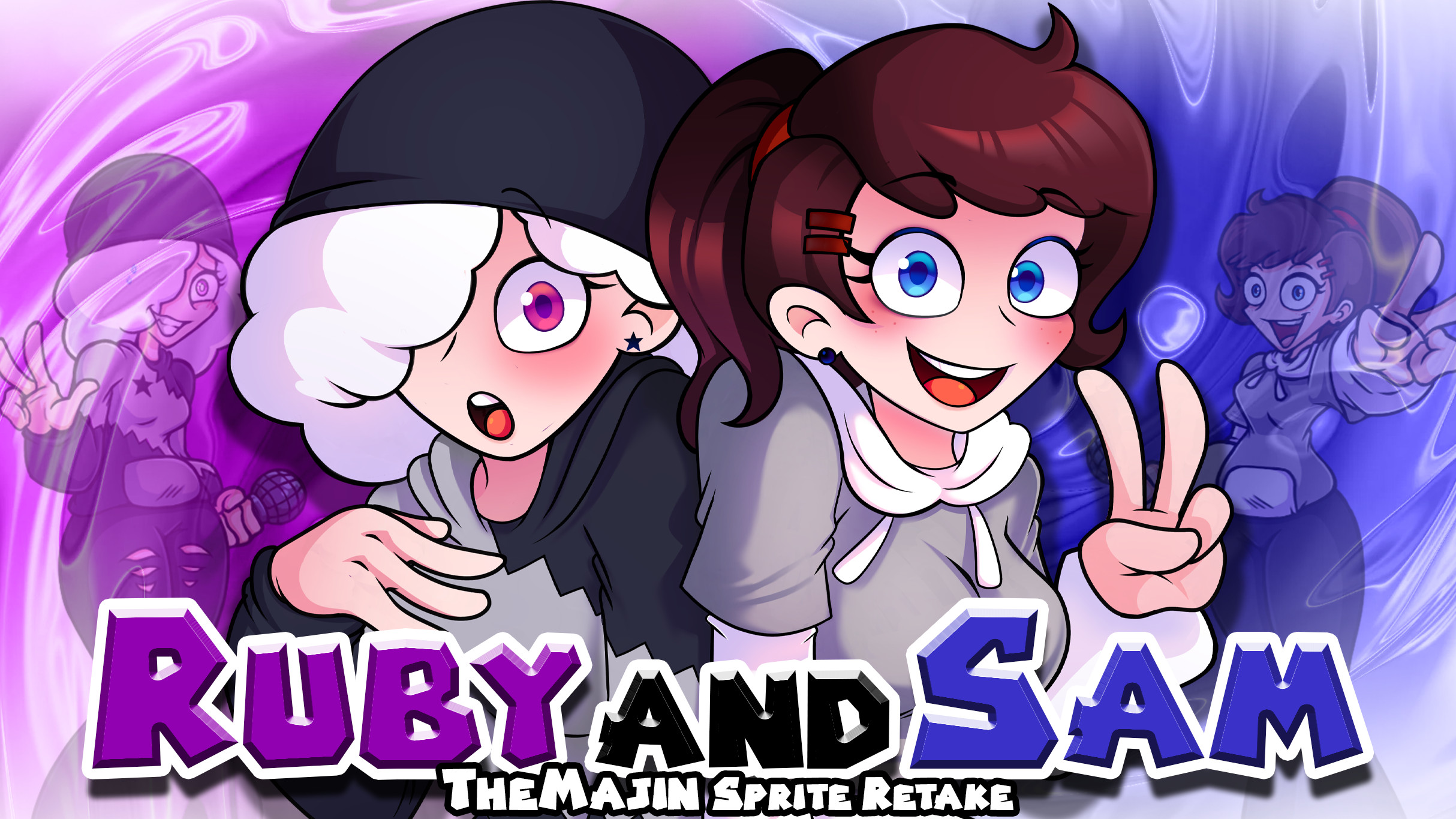 Ruby and Sam Sprites (Re-Imajinated) Mod for Friday Night Funkin' | FNF ...