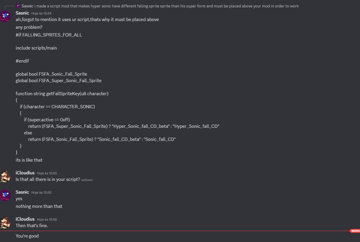 Falling Sprite for Hyper Sonic Mod for Sonic 3 A.I.R. | S3AIR Mods