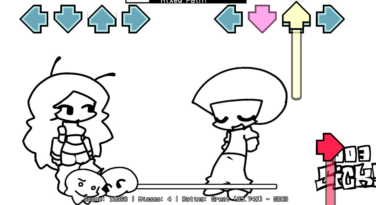 mixing paint (oneshot valentine mod) Mod for Friday Night Funkin' | FNF ...