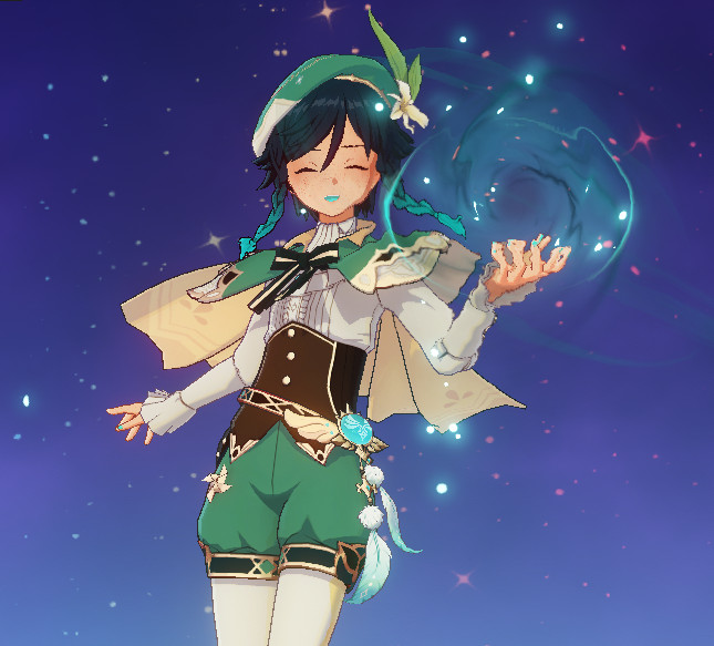 Venti Texture edit Mod for Genshin Impact | GI Mods