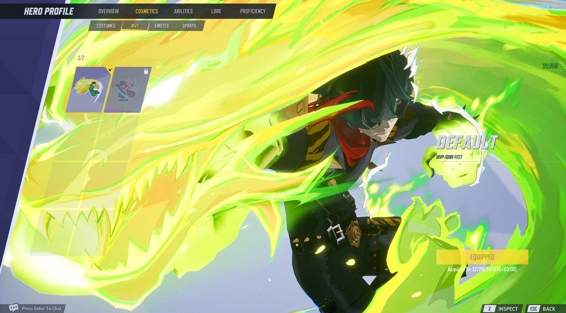 Lighter from ZZZ over Iron Fist Mod for Marvel Rivals | MR Mods