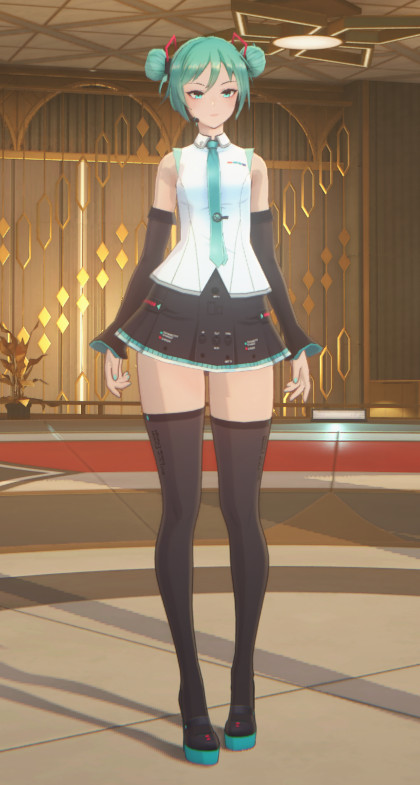 Astra's Miku cosplay (and leek weapon) Mod for Zenless Zone Zero | ZZZ Mods