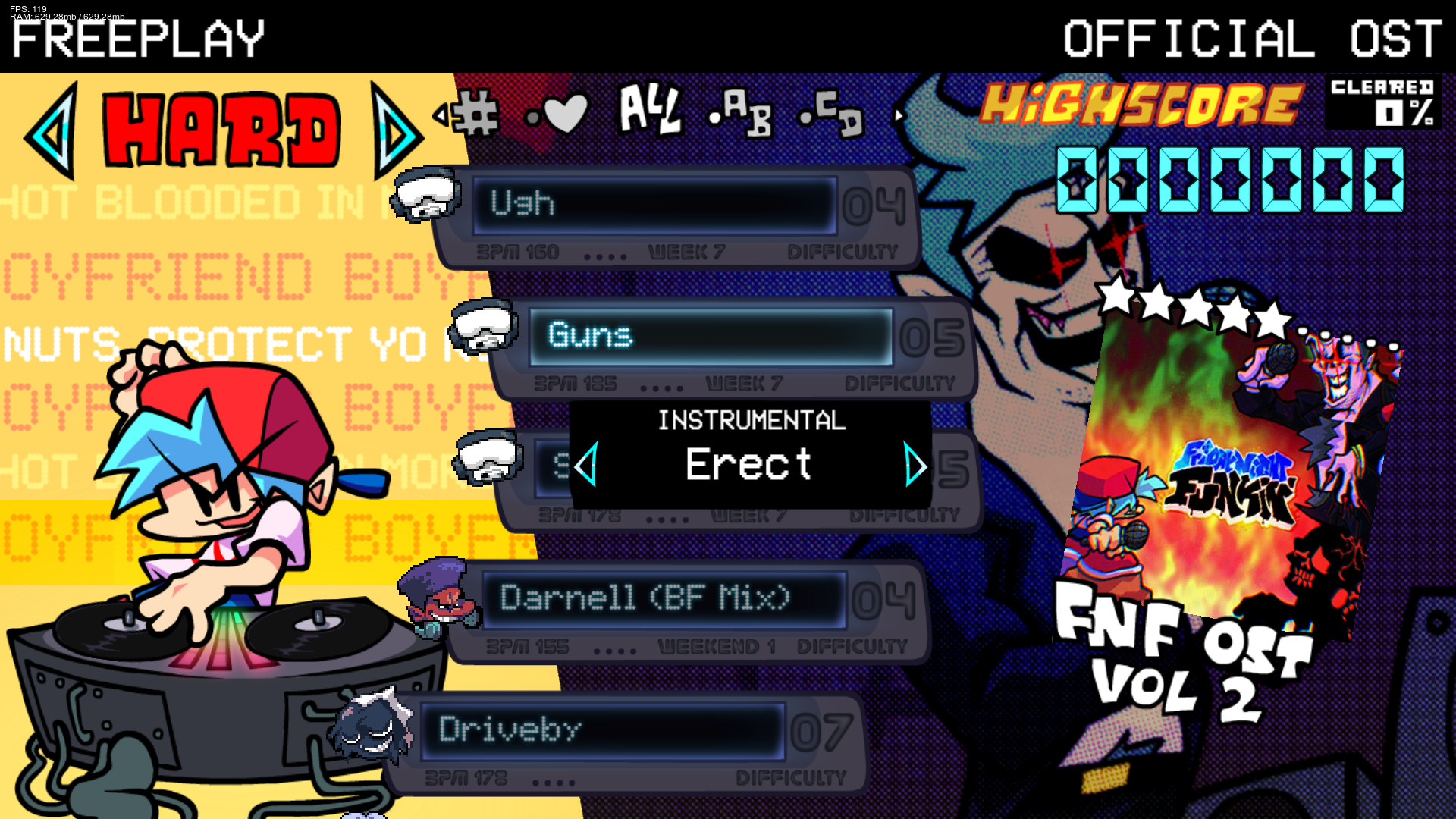 Guns Erect V-Slice Mod for Friday Night Funkin' | FNF Mods