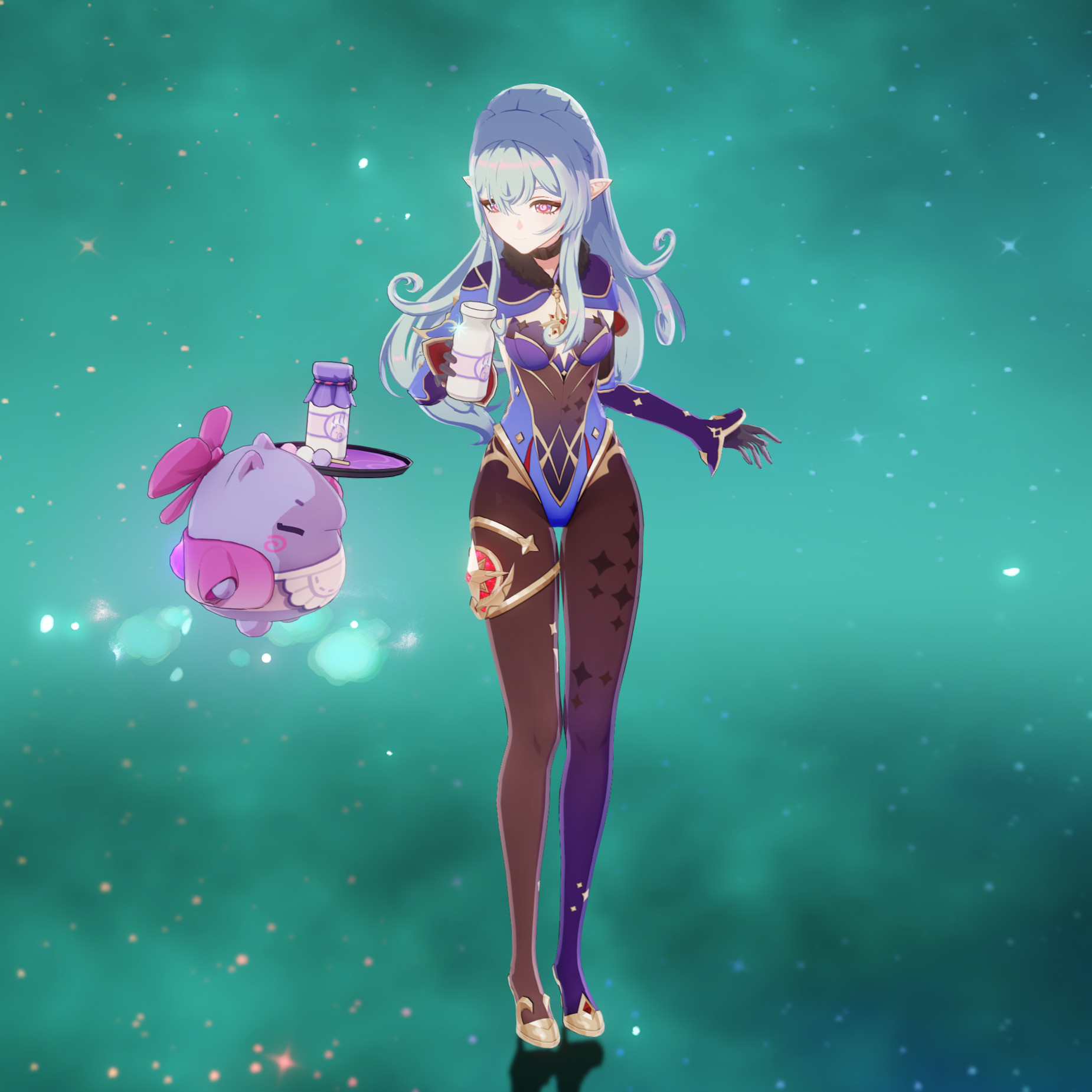 mizuki mona outfit (+toggle,blender) Mod for Genshin Impact | GI Mods