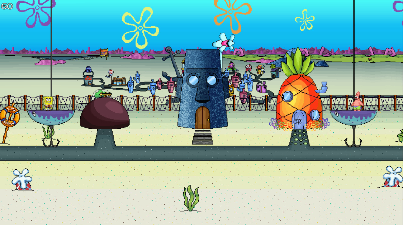 Conch Street (SpongeBob SquarePants)- Stage Mod for Super Smash Bros ...