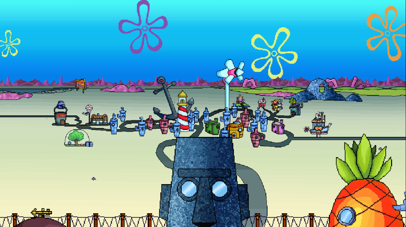 Conch Street (SpongeBob SquarePants)- Stage Mod for Super Smash Bros ...