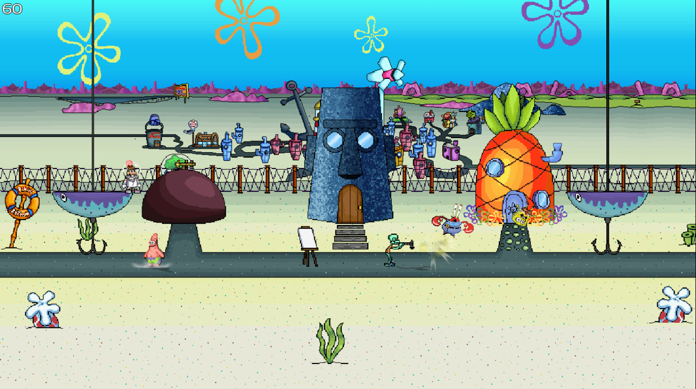 Conch Street (SpongeBob SquarePants)- Stage Mod for Super Smash Bros ...