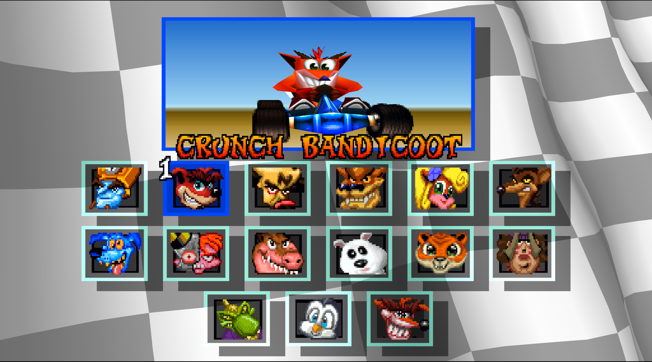 Crunch Bandicoot (Replaces Crash) Mod for Crash Team Racing | CTR Mods