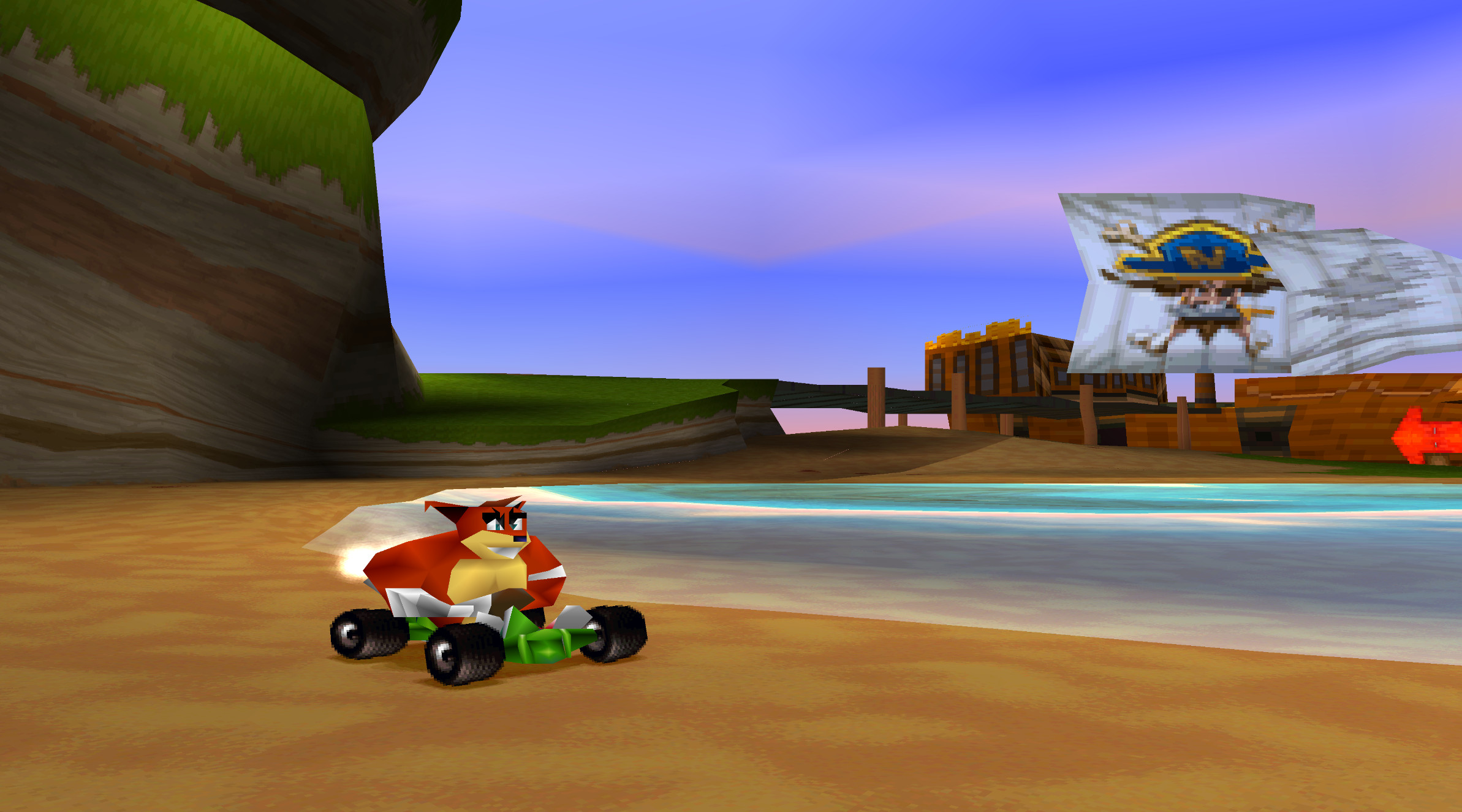 Crunch Bandicoot (Replaces Crash) Mod for Crash Team Racing | CTR Mods