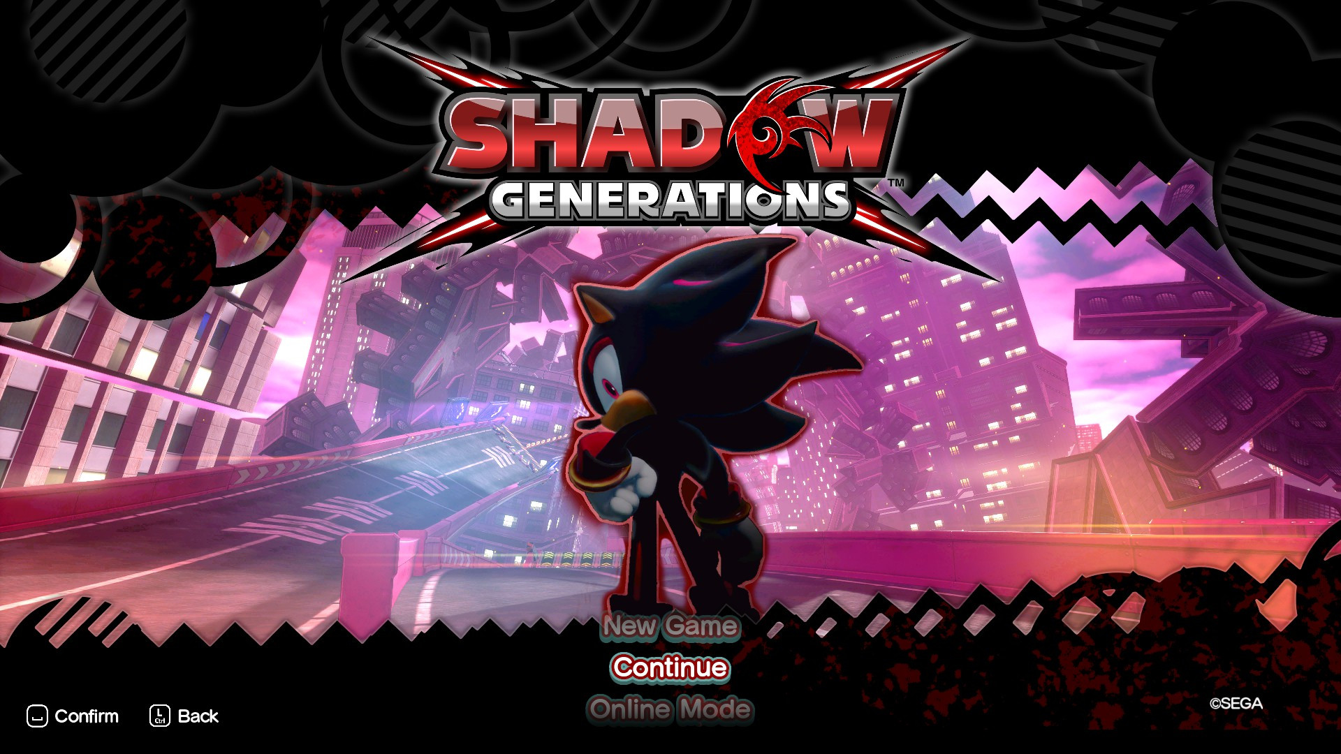 Beta Shadow Gens Title Screen Recreation Mod for Shadow Generations ...
