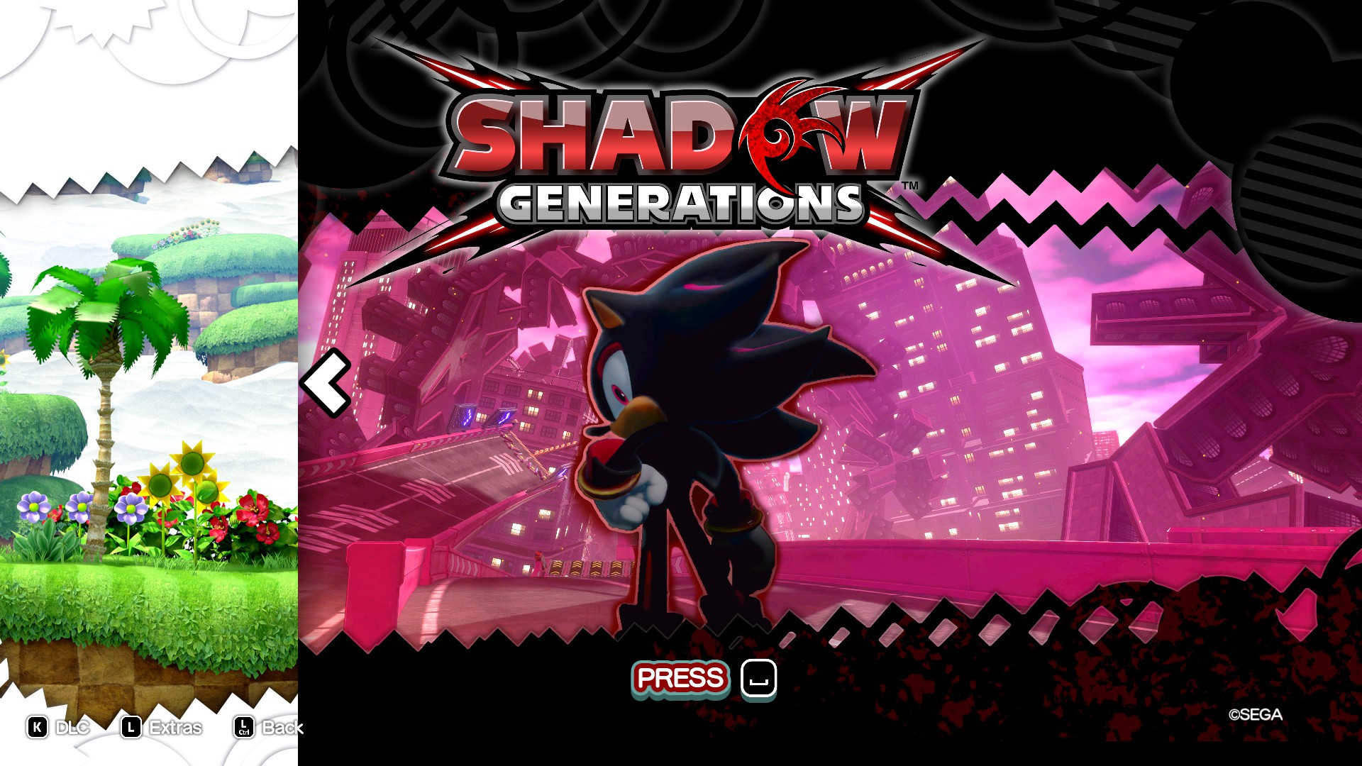 Beta Shadow Gens Title Screen Recreation Mod for Shadow Generations ...