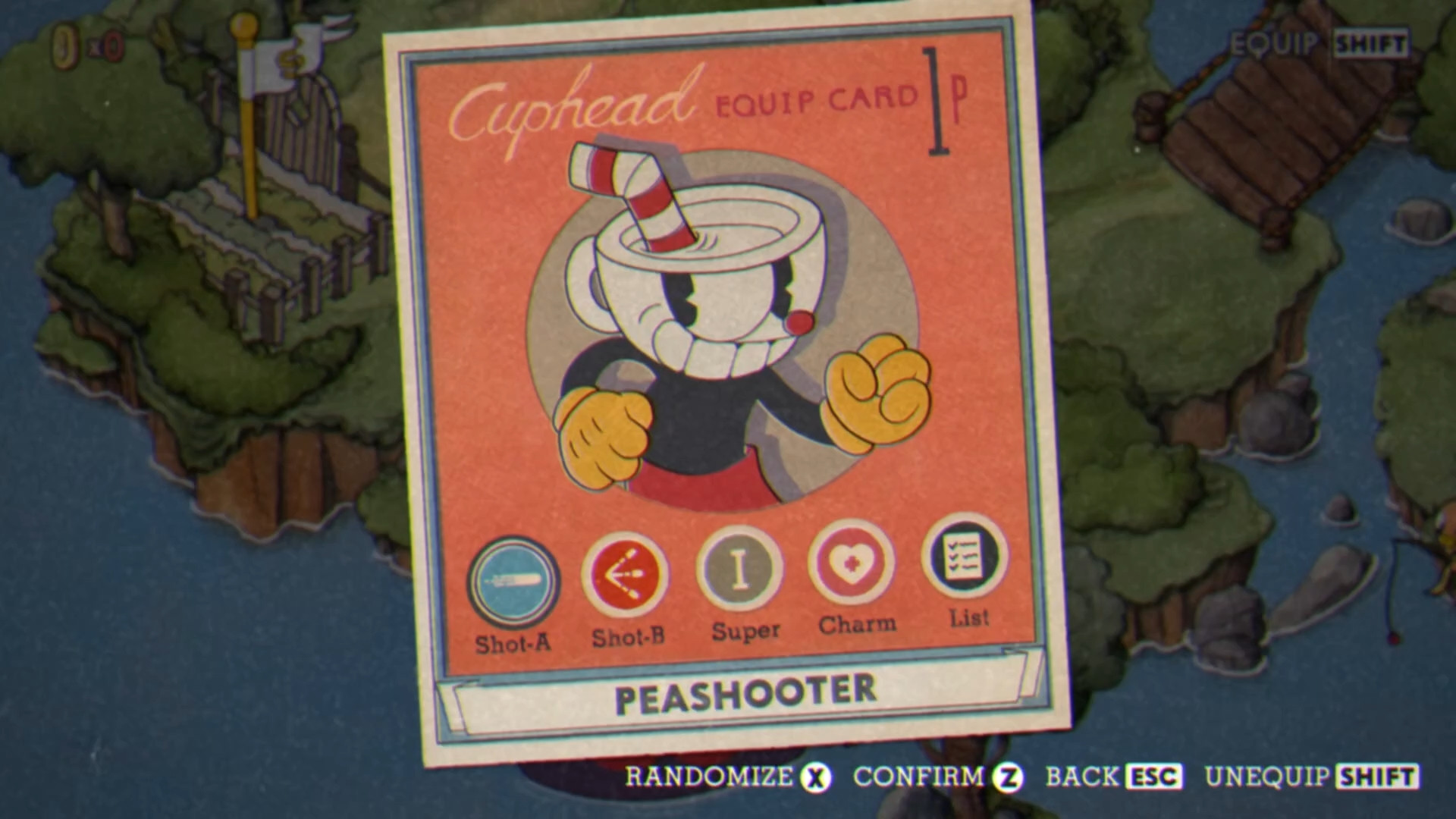 Loadout Randomizer Mod for Cuphead | Cuphead Mods