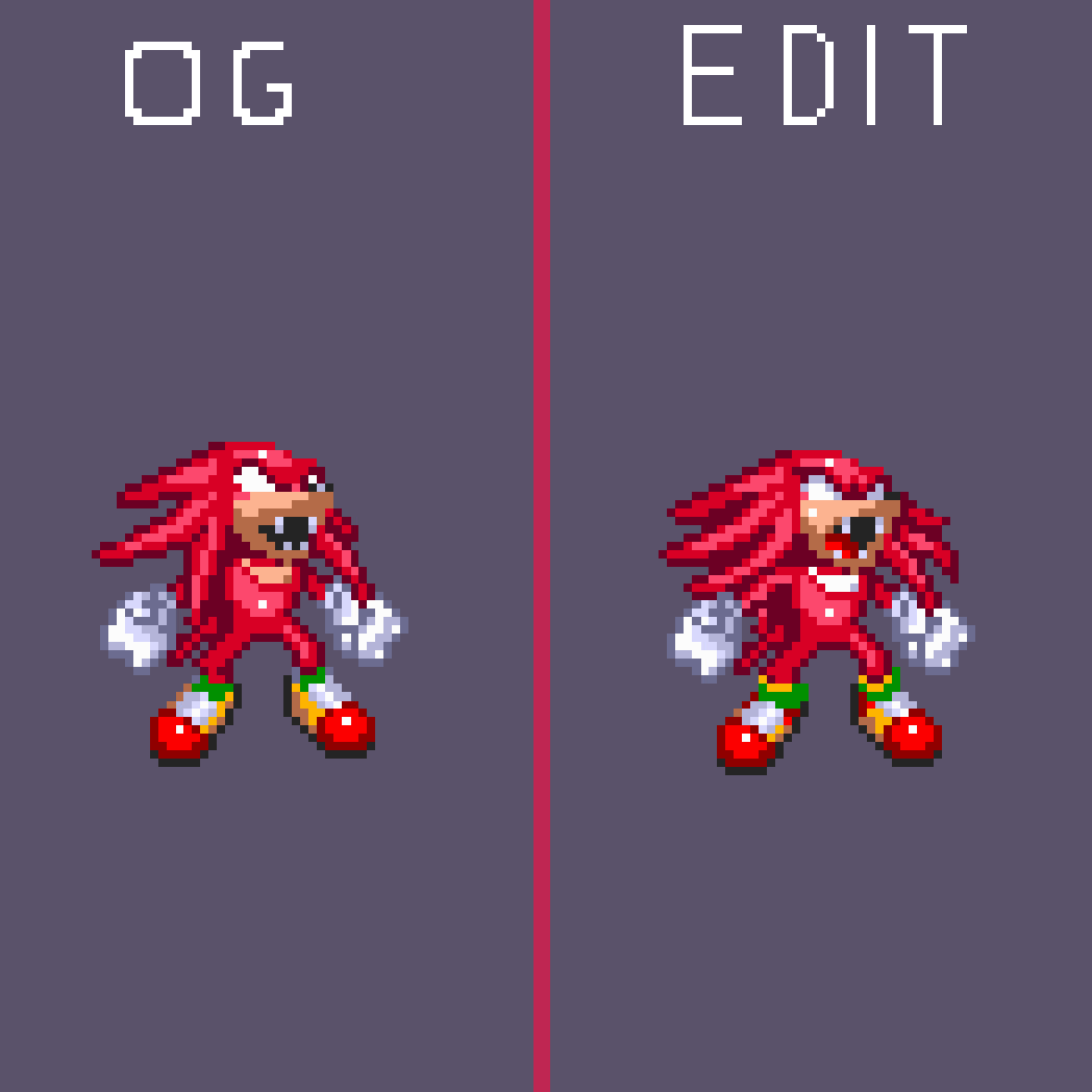 Knuckles Sprite improvements Mod for Sonic 3 A.I.R. | S3AIR Mods
