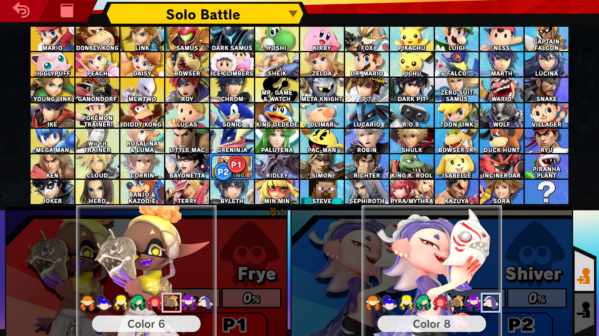 Shiver & Frye Mod for Super Smash Bros. Ultimate | SSBU Mods