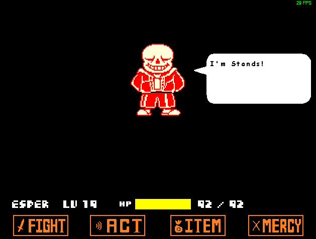 UNDERTALE: VS STANDS Mod for UNDERTALE | UNDERTALE Mods