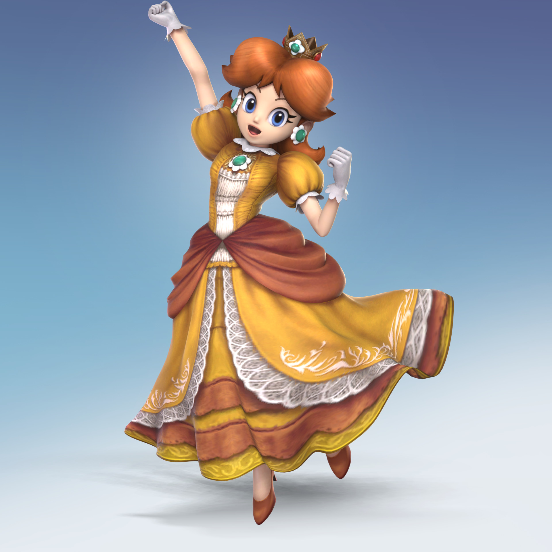 Daisy Ultimate Pose Cosmetic Pack Mod for Super Smash Bros. Brawl ...
