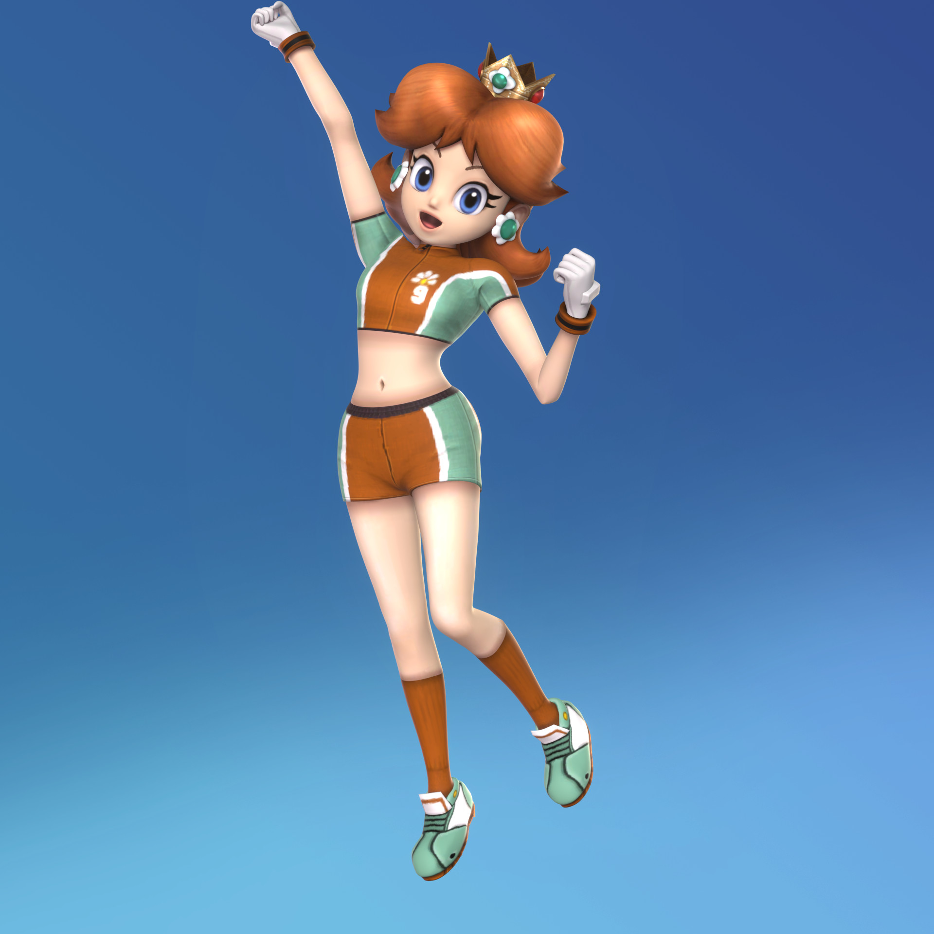 Daisy Ultimate Pose Cosmetic Pack Mod for Super Smash Bros. Brawl ...