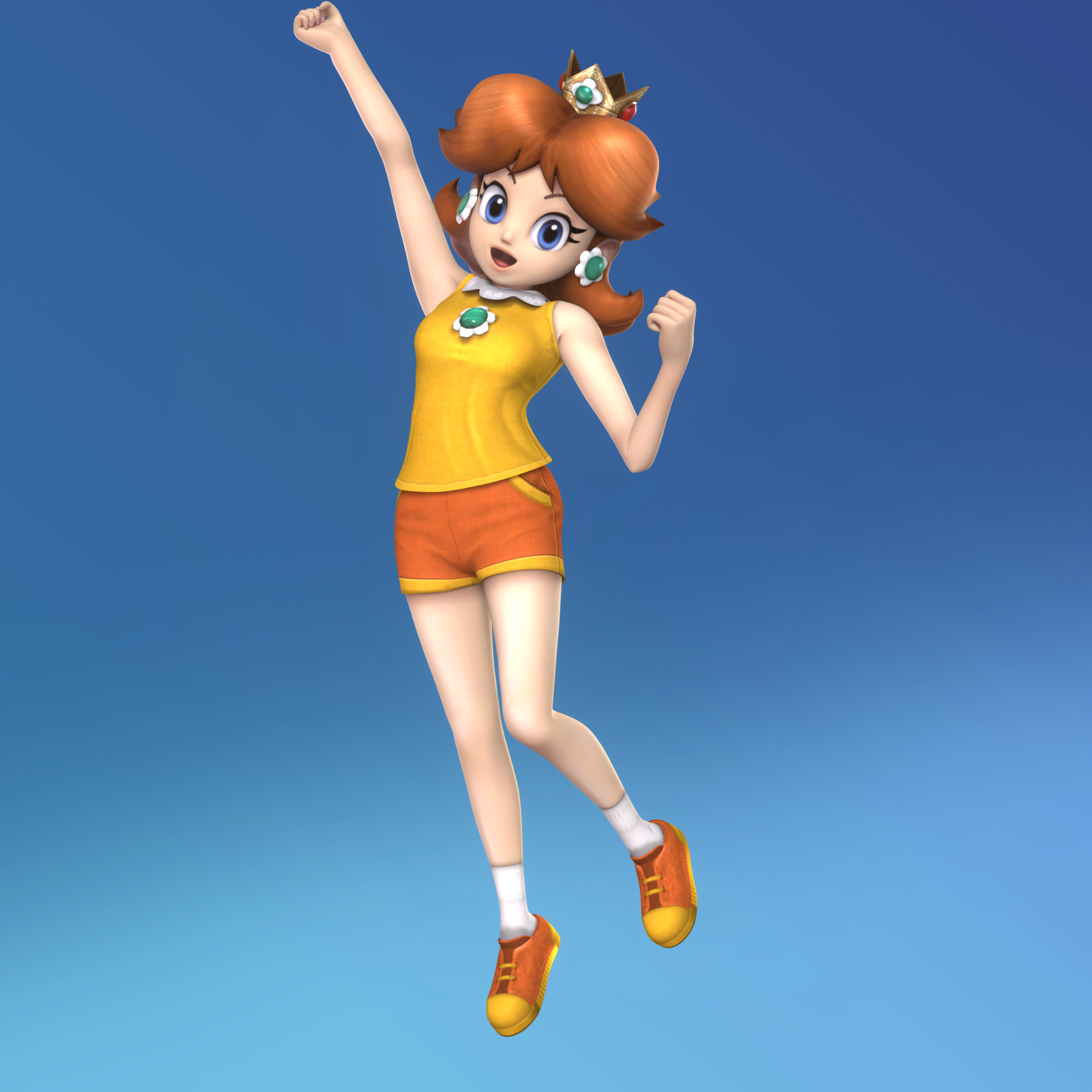 Daisy Ultimate Pose Cosmetic Pack Mod for Super Smash Bros. Brawl ...