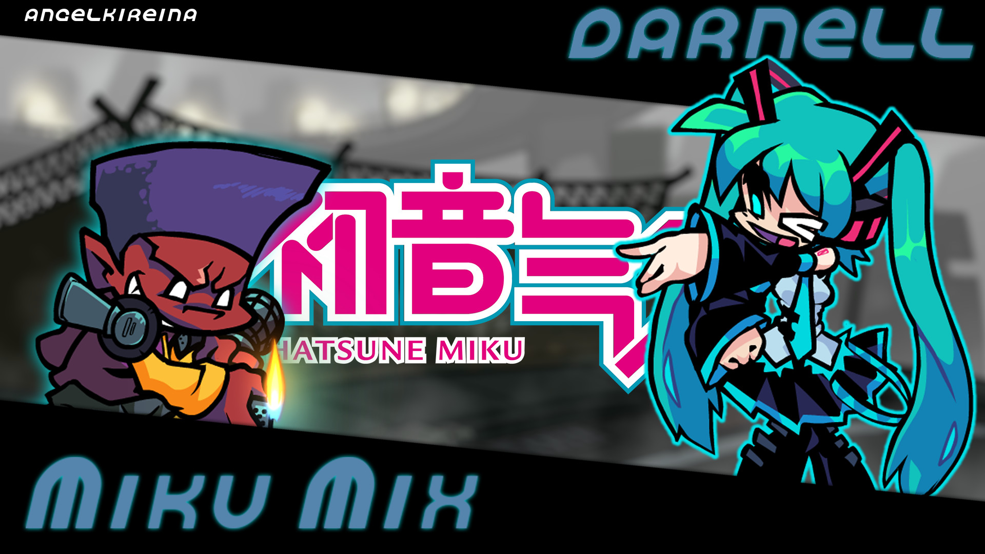 DARNELL (MIKU-MIX) Mod for Friday Night Funkin' | FNF Mods