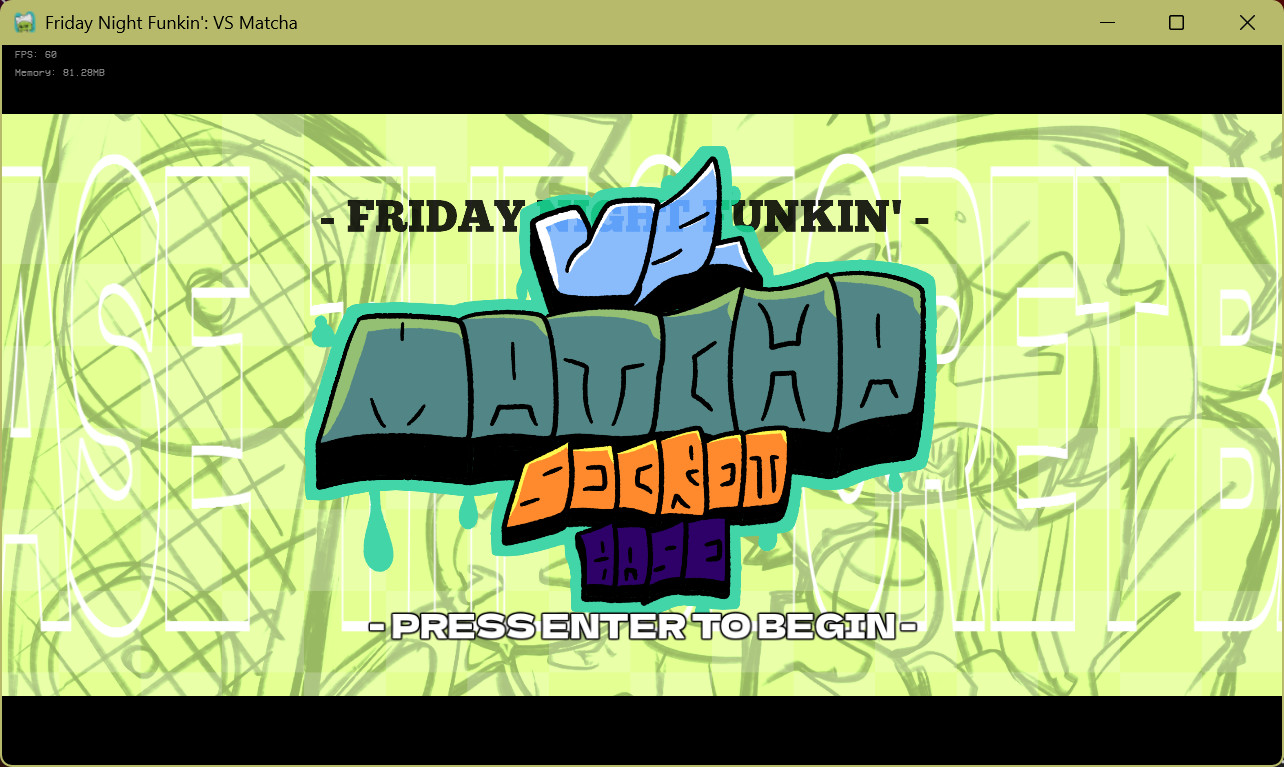 VS. MATCHA ~ SECRET BASE ~ (HOTFIXED) Mod for Friday Night Funkin ...