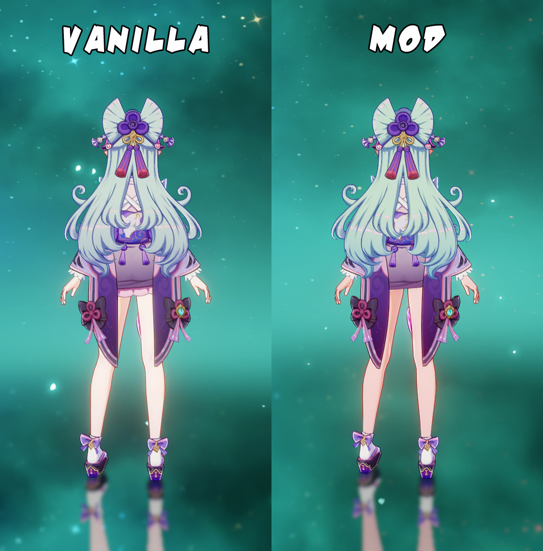 mizuki shorter scirt + pantsu Mod for Genshin Impact | GI Mods