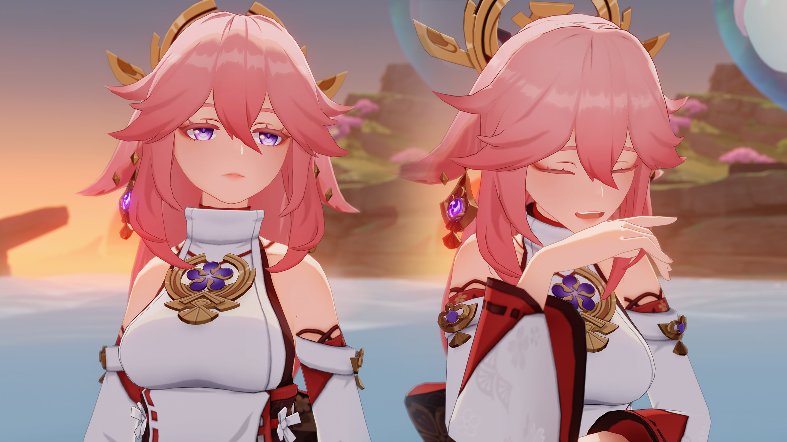 Fluffy Yae Miko Mod for Genshin Impact | GI Mods