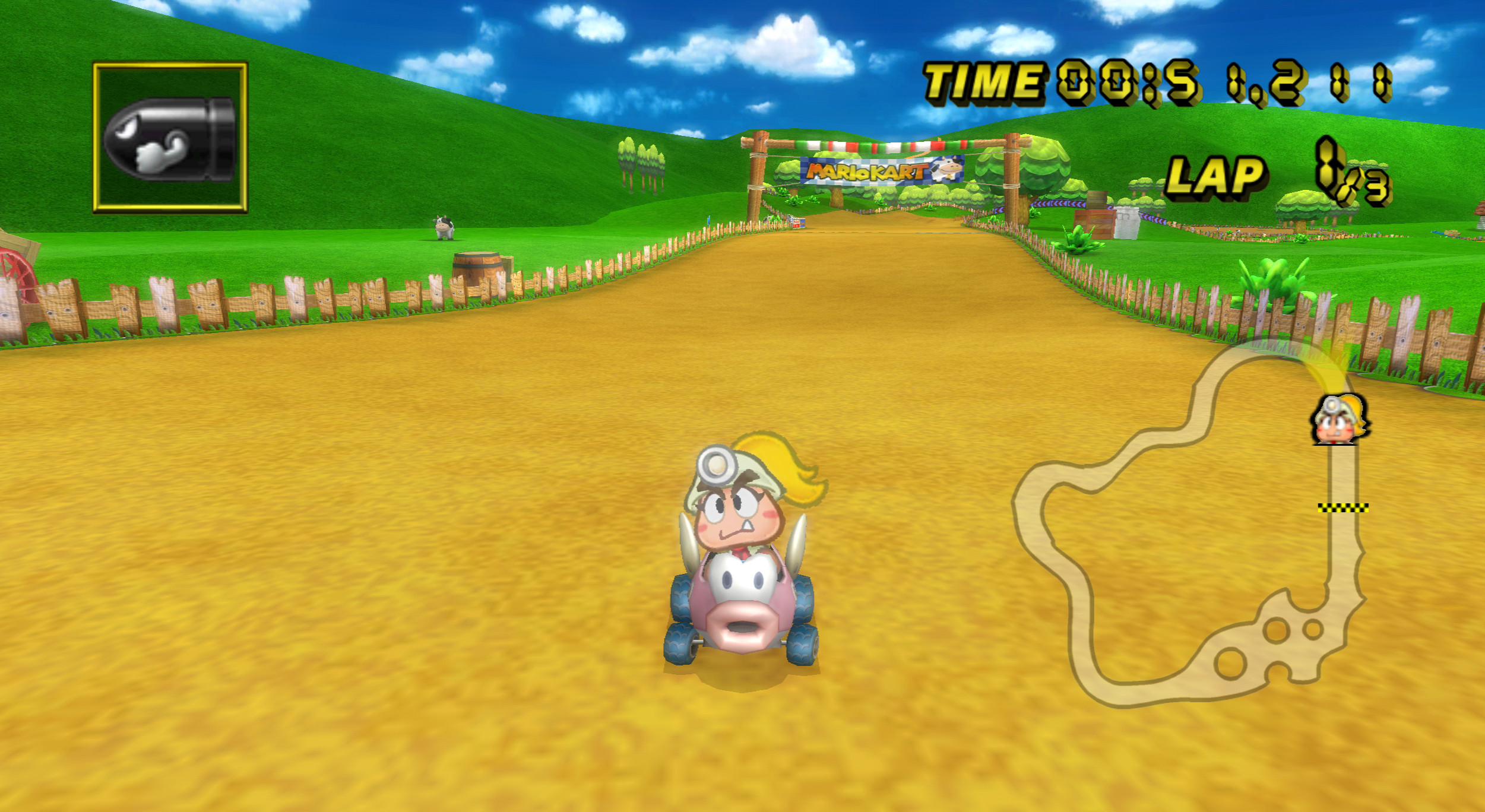 Goombella (TTYD Model) CONSOLE SAFE! V1.3b Mod for Mario Kart Wii ...