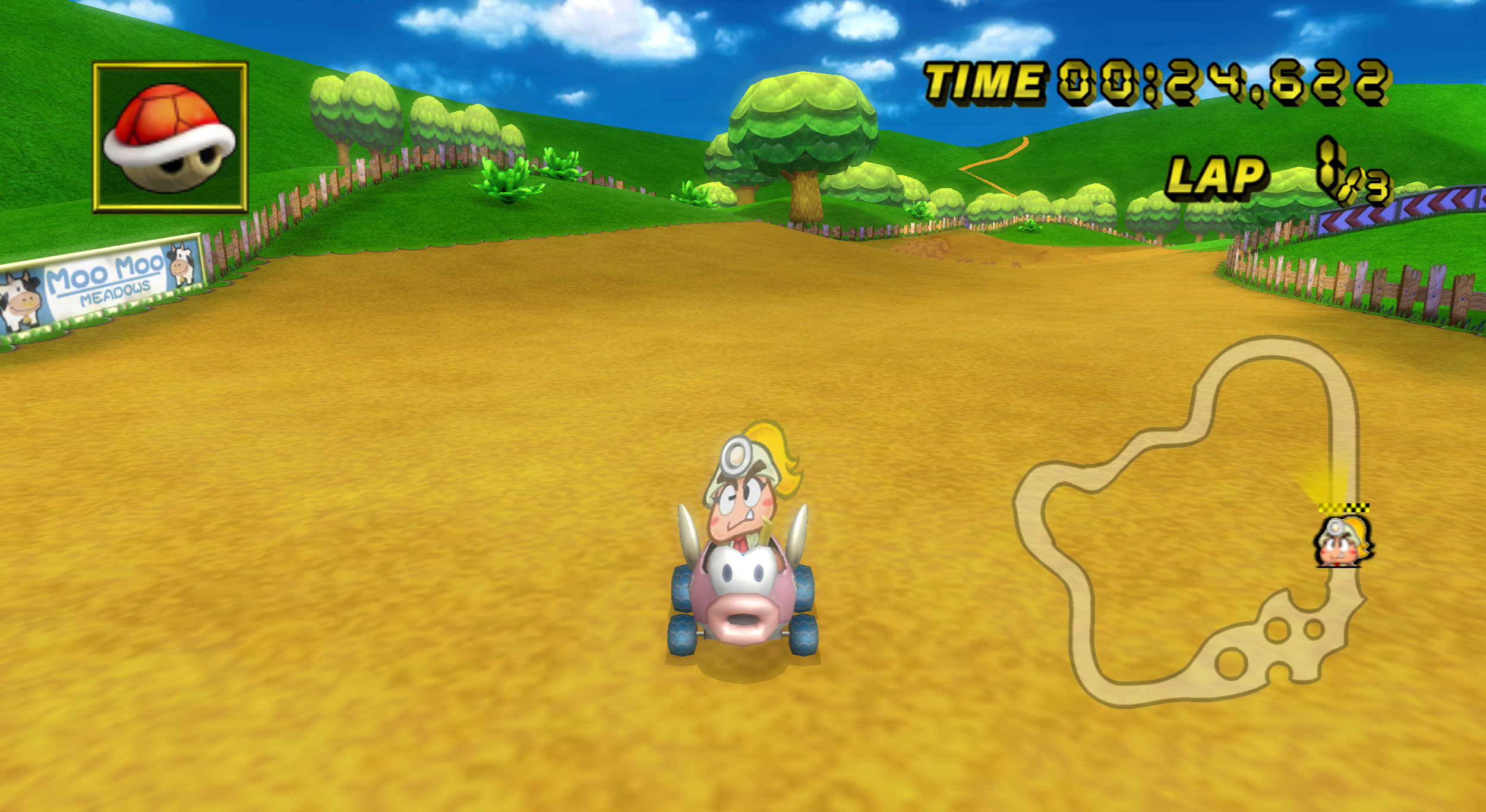 Goombella (TTYD Model) CONSOLE SAFE! V1.3b Mod for Mario Kart Wii ...