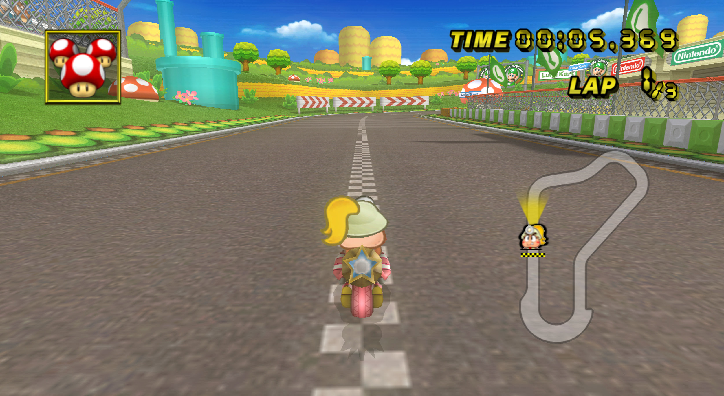 Goombella (TTYD Model) CONSOLE SAFE! V1.3b Mod for Mario Kart Wii ...