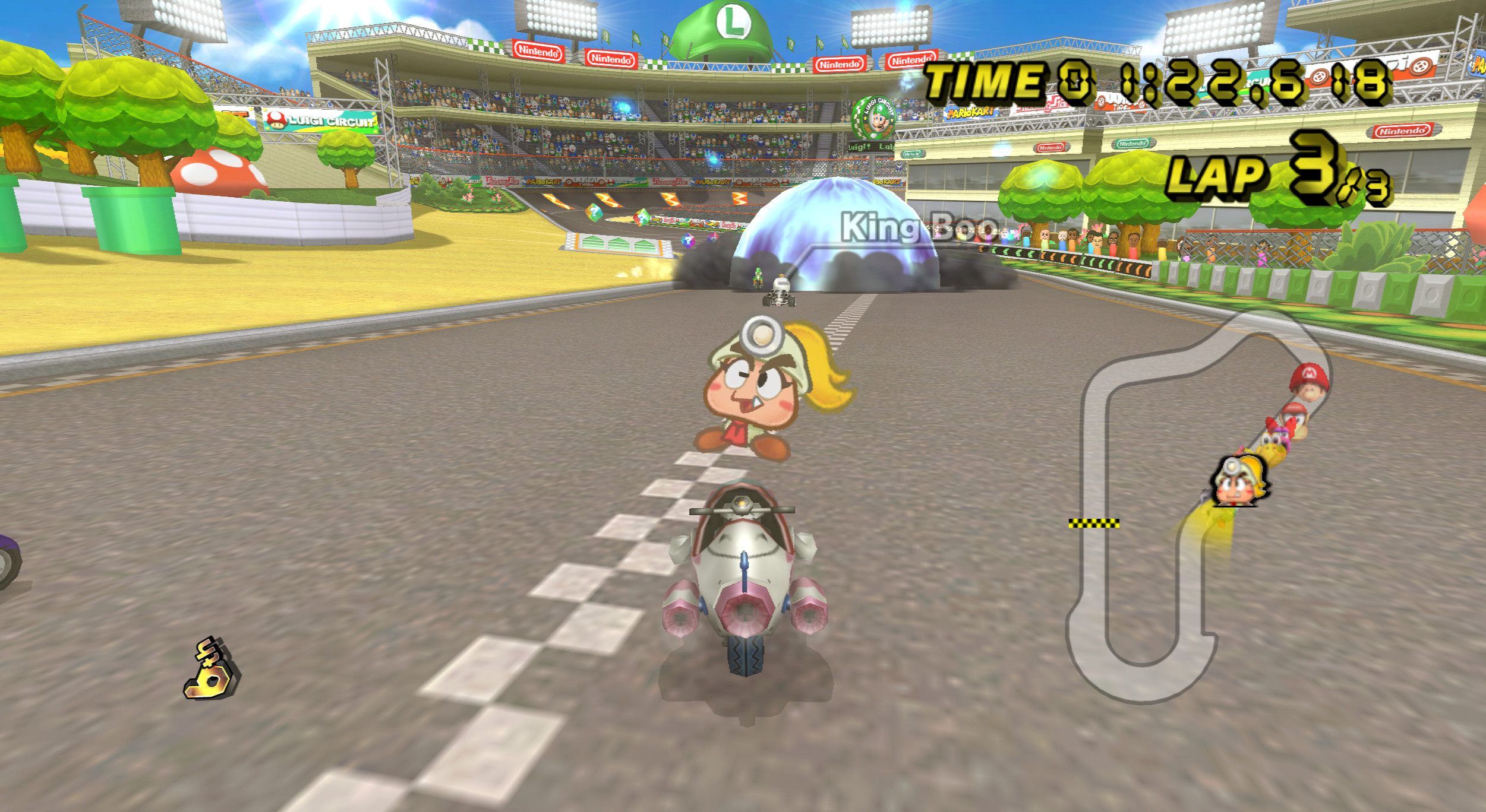 Goombella (TTYD Model) CONSOLE SAFE! V1.3b Mod for Mario Kart Wii ...