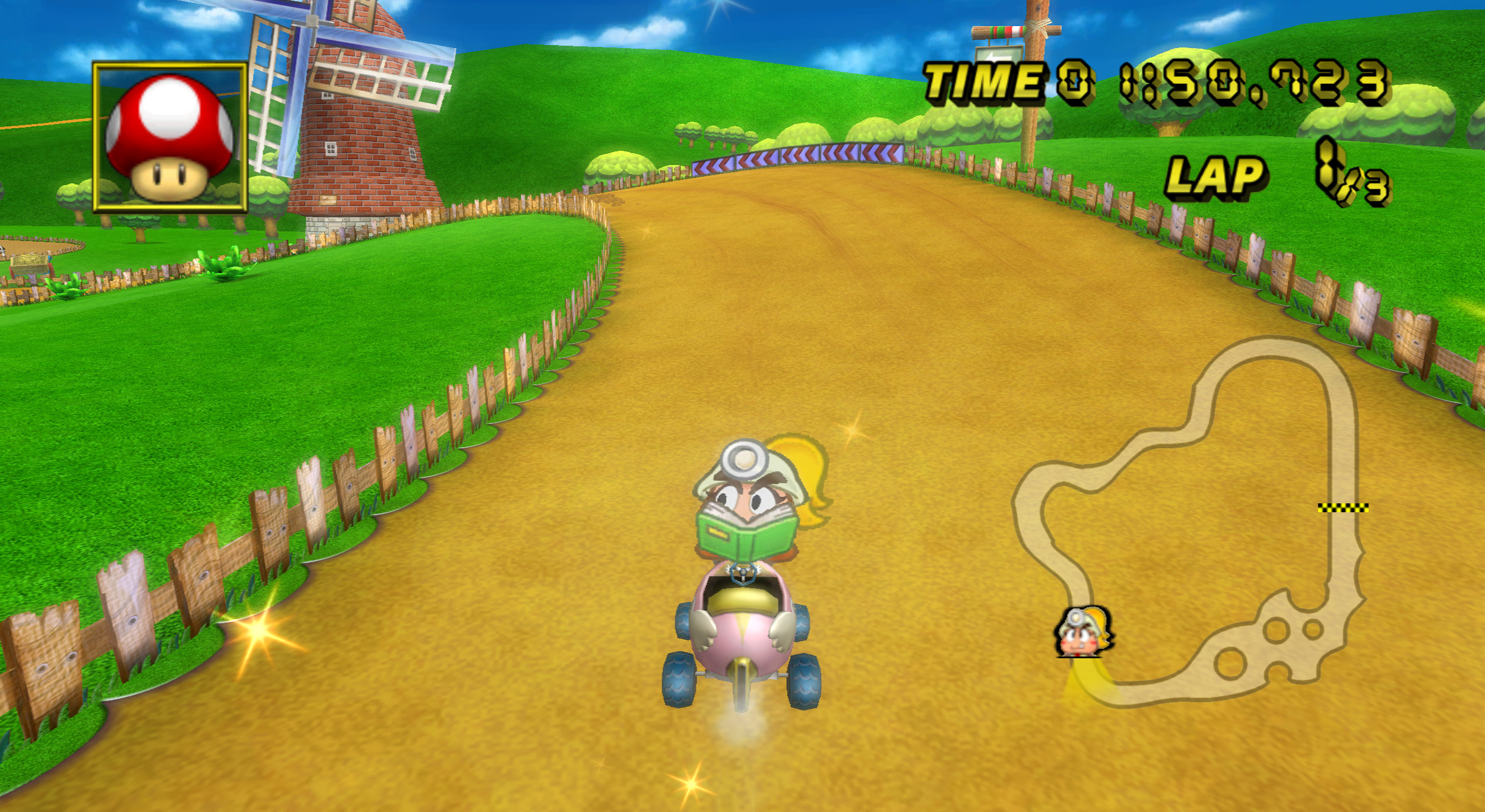 Goombella (TTYD Model) CONSOLE SAFE! V1.3b Mod for Mario Kart Wii ...