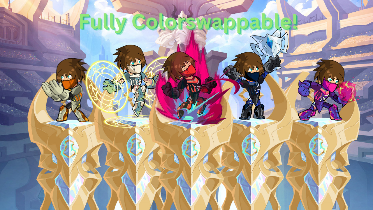 [OC] Jade, Wanderer of the Neon Streets Mod for Brawlhalla | BHalla Mods