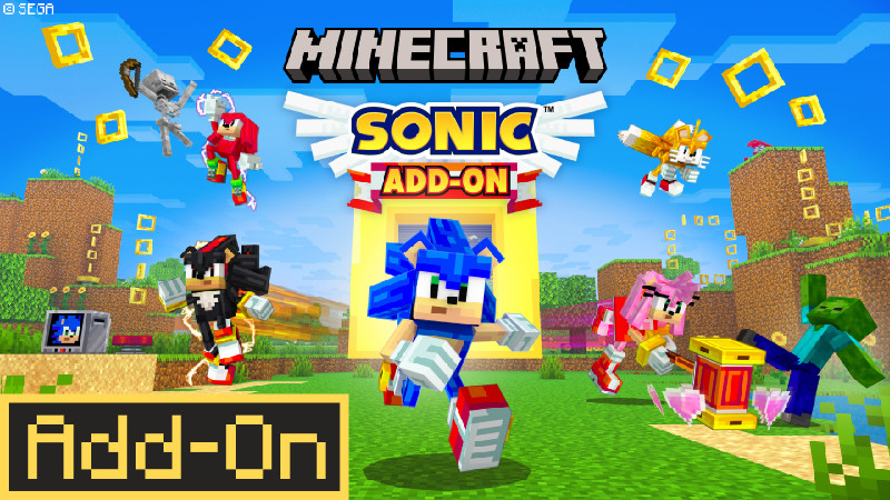 Sonic add on Mod for Minecraft PE | MCPE Mods