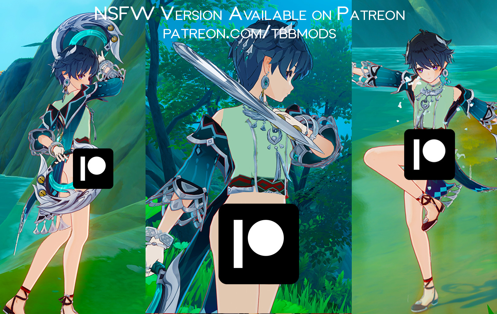 Male Lan Yan Genderbend Mod for Genshin Impact | GI Mods