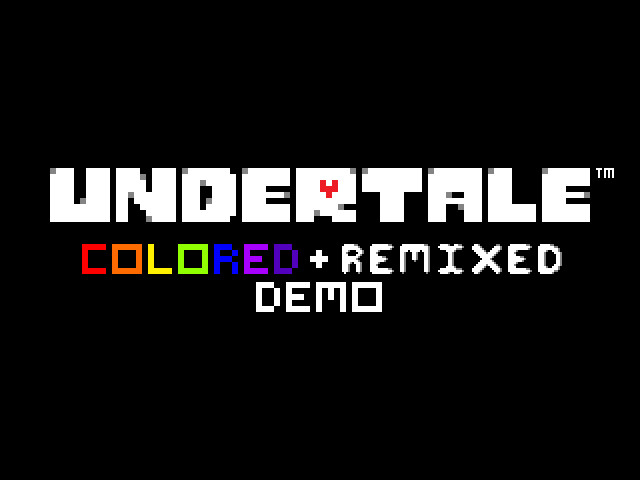 Undertale Colored + Remixed! (Demo) Mod for UNDERTALE | UNDERTALE Mods