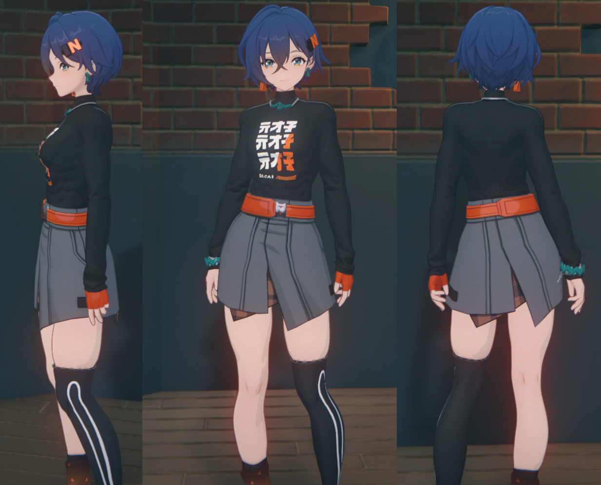 Jacketless Belle (with some muscle definition) Mod for Zenless Zone ...