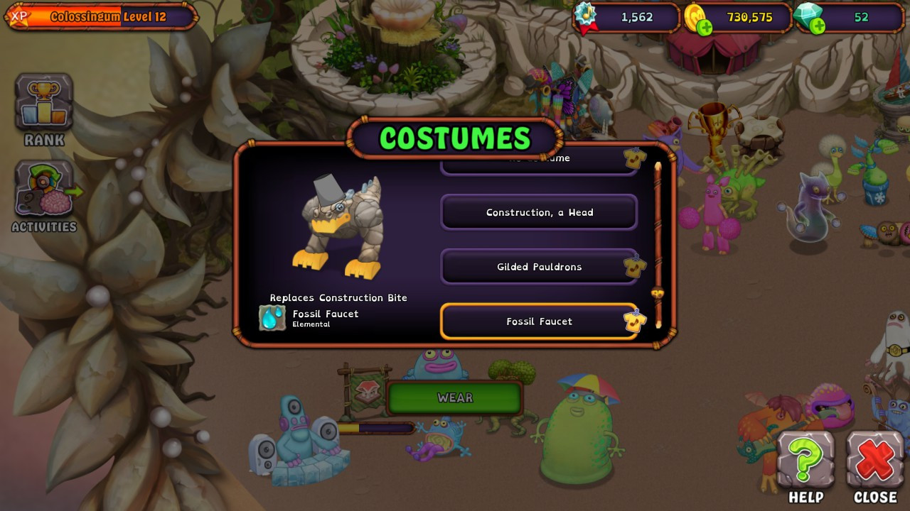 Brud's Bucket over Fossil Faucet Mod for My Singing Monsters | MSM Mods