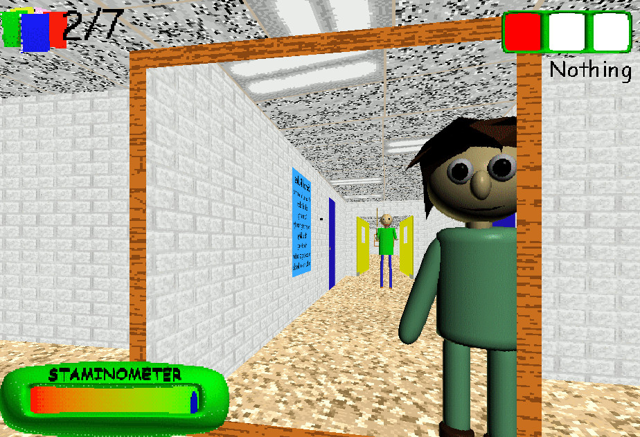 Baldi's Basics in a Lot of Mirrors Mod for Baldi's Basics | Baldi Mods
