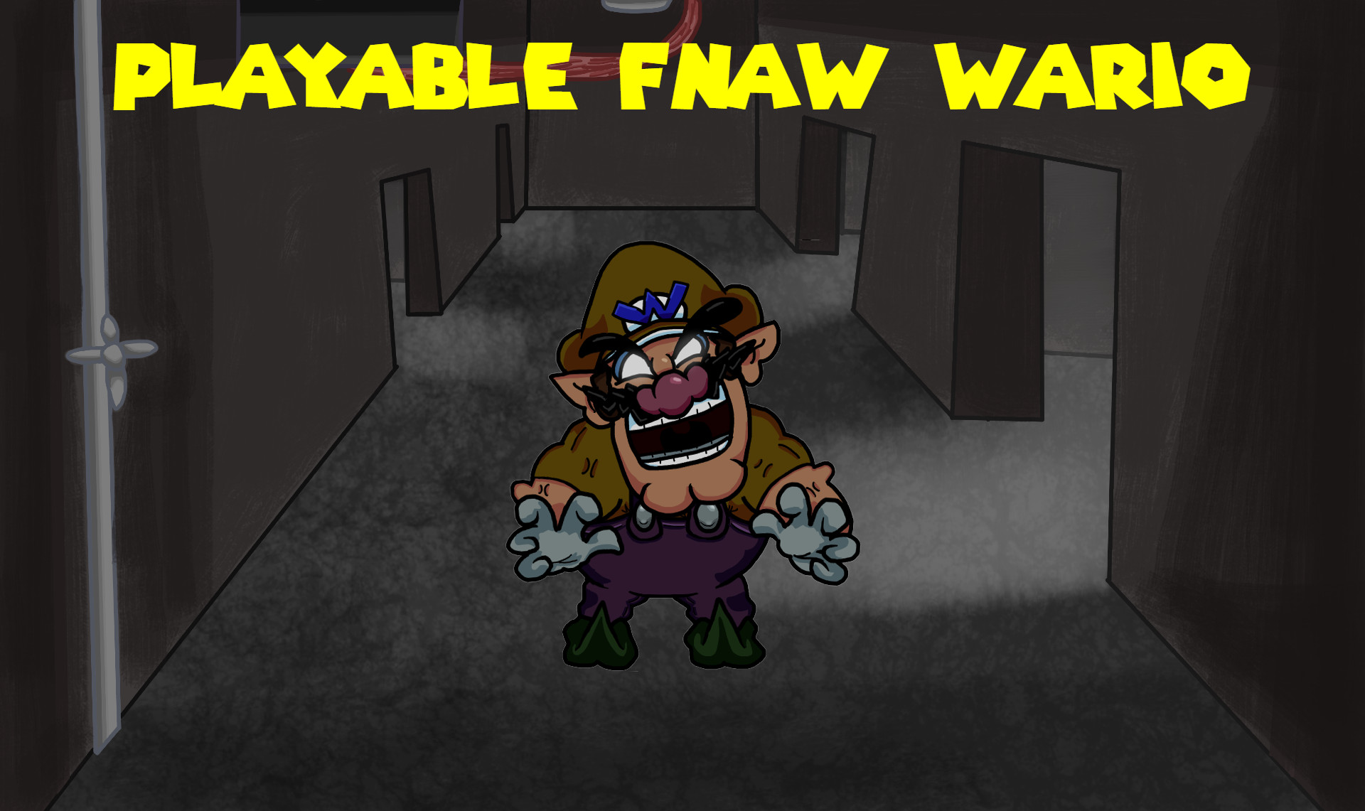 Playable FNAW Wario Mod for Friday Night Funkin' | FNF Mods