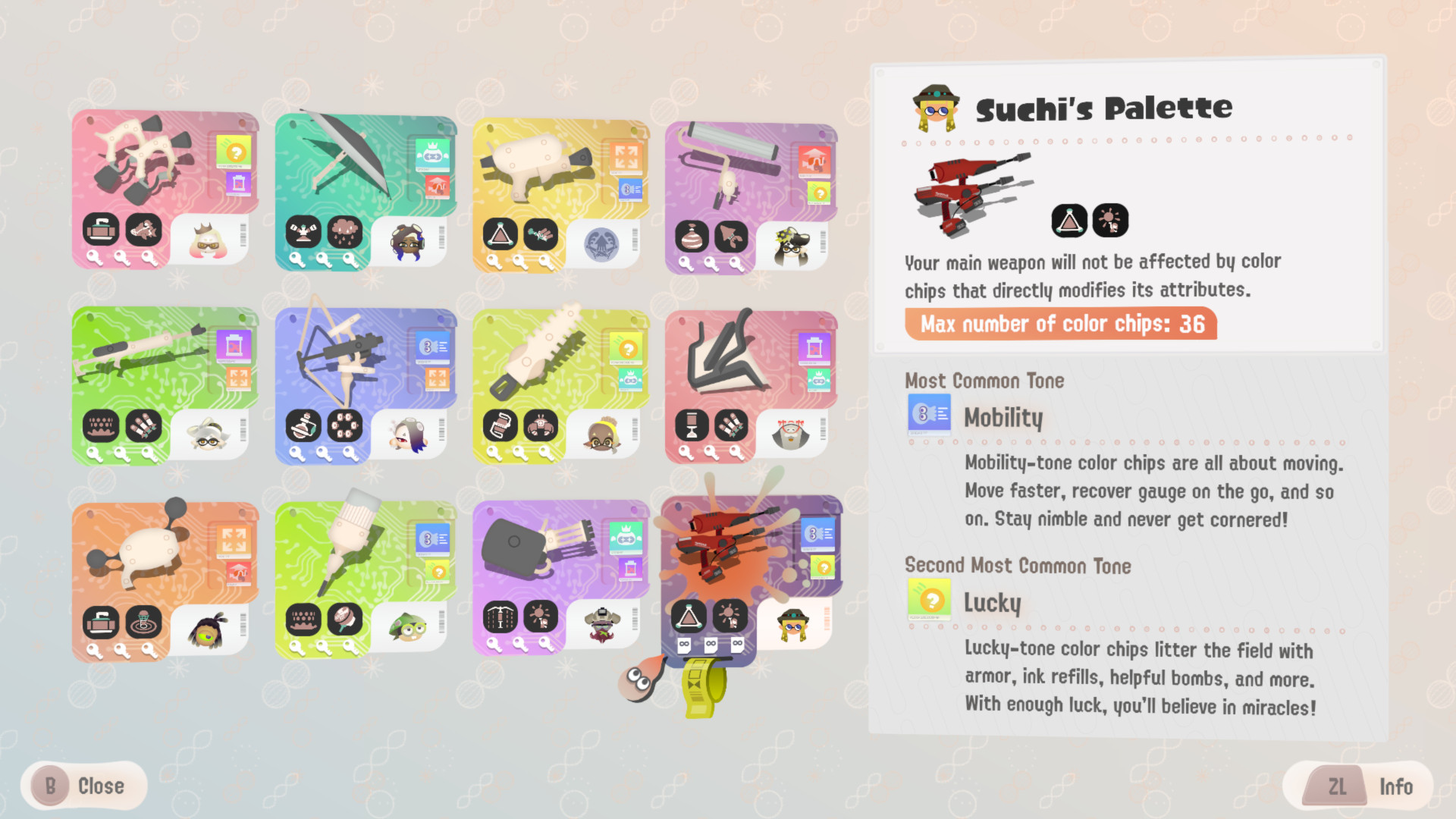 Suchi's Palette (Dualie Squelchers in Side Order) Mod for Splatoon 3 ...