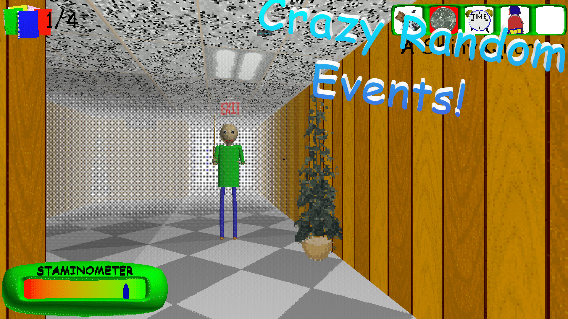 (0.11.X) BB+ Crazy Random Events! Mod for Baldi's Basics | Baldi Mods