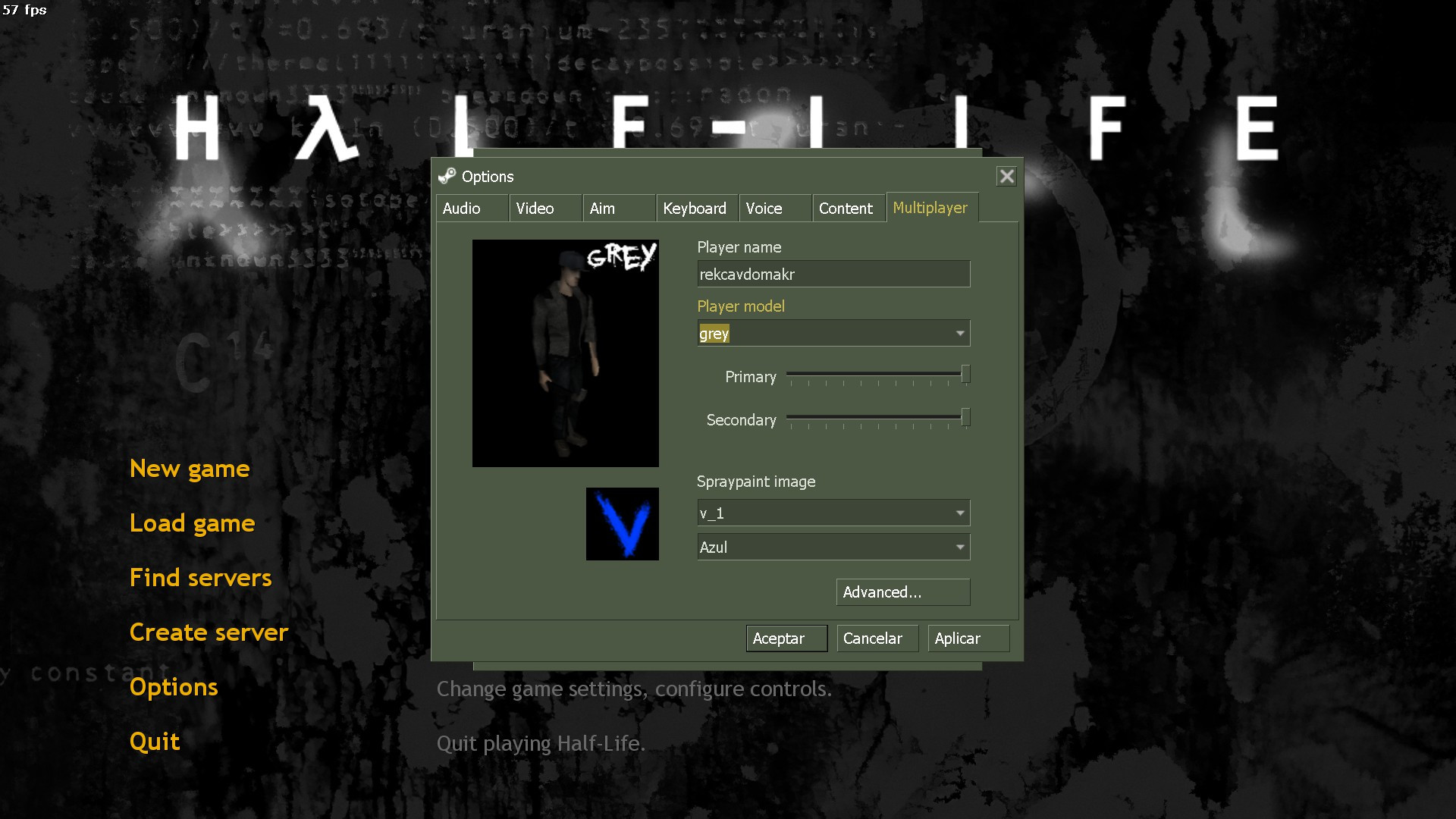 grey anderson player model Mod for Half-Life | HL Mods