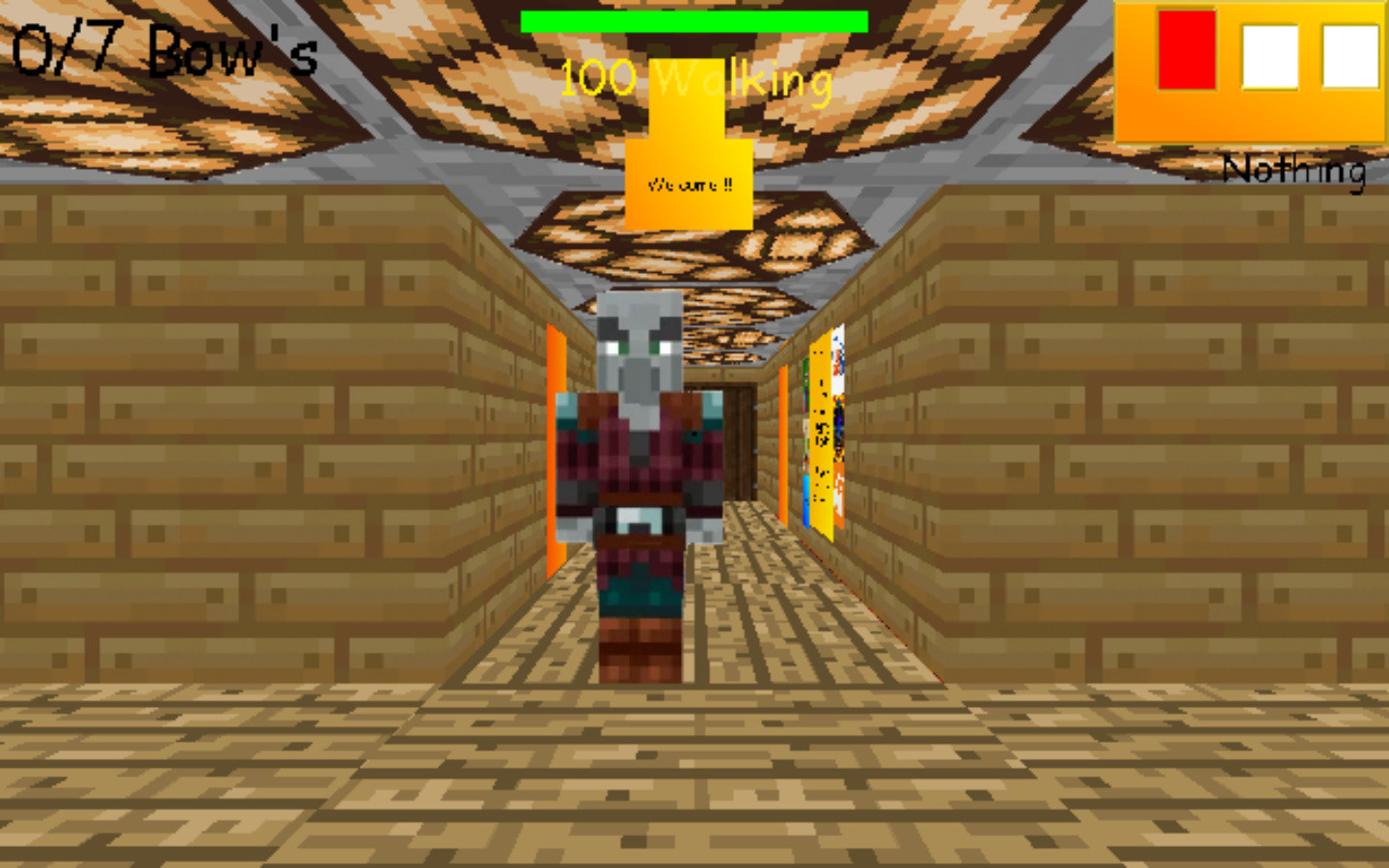 Pillager basics in hunting villagers Mod for Baldi's Basics | Baldi Mods