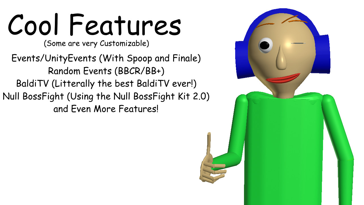 BBTBAUD (EARLY ACCESS BUILD) Mod for Baldi's Basics | Baldi Mods