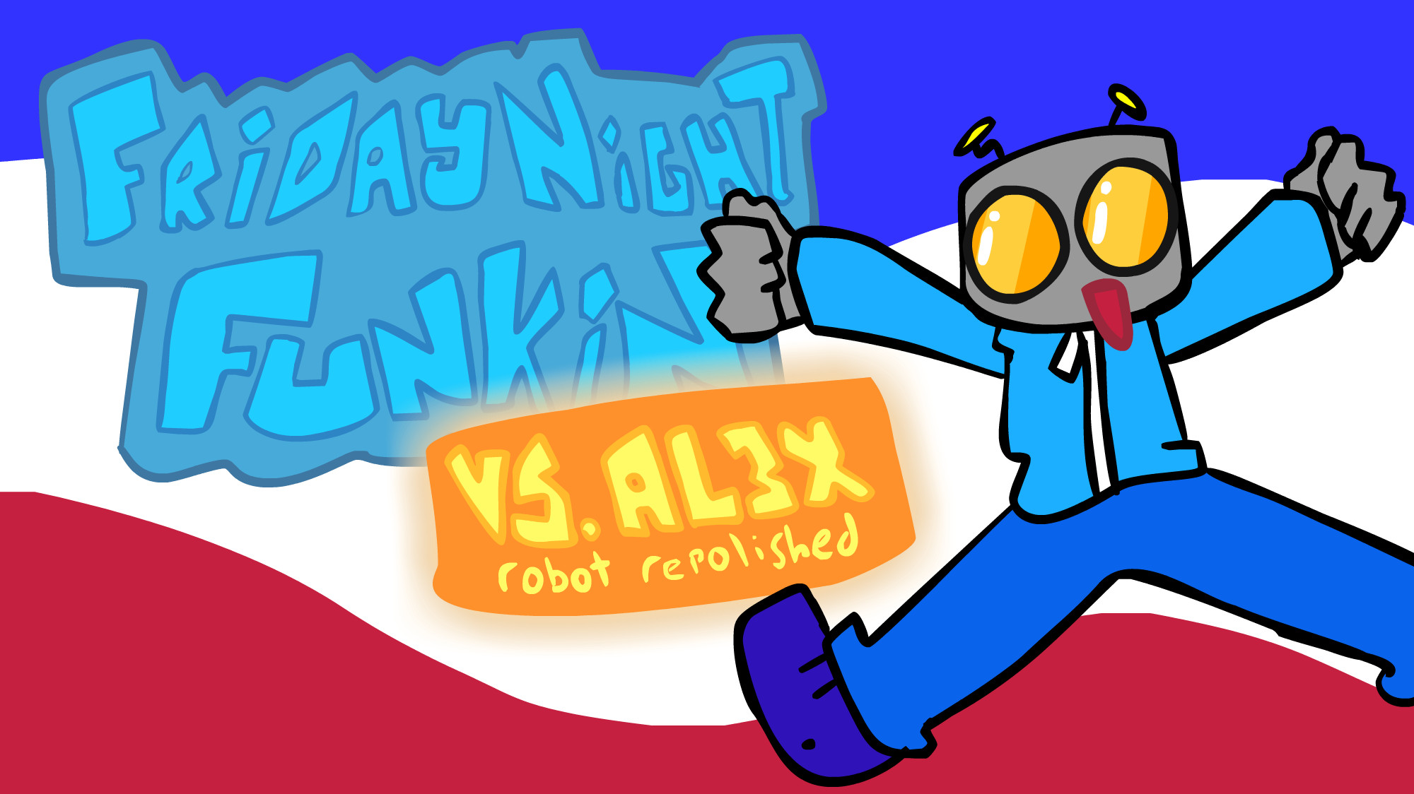 VS Al3x: Robot Repolished Mod for Friday Night Funkin' | FNF Mods