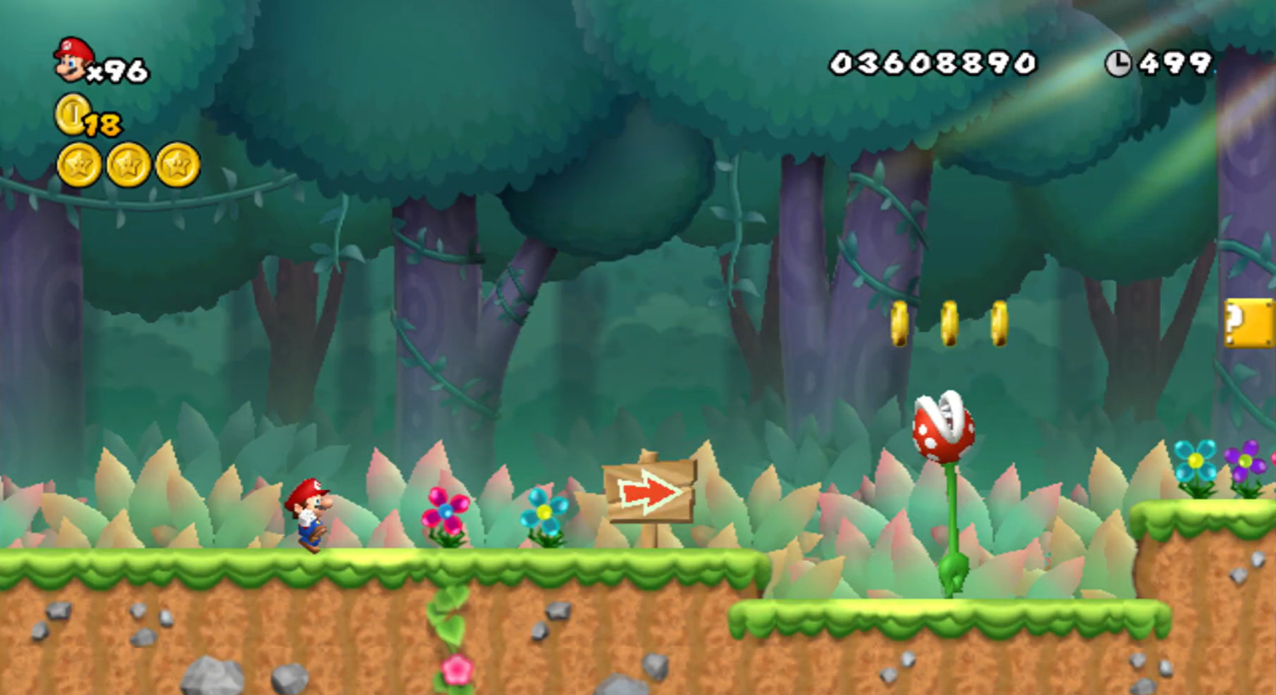 NSMBDS Inspired Forest Mod for New Super Mario Bros. Wii | NSMBW Mods