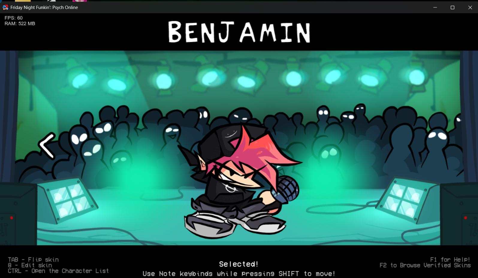 Benjamin for Psych Online Mod for Friday Night Funkin' | FNF Mods