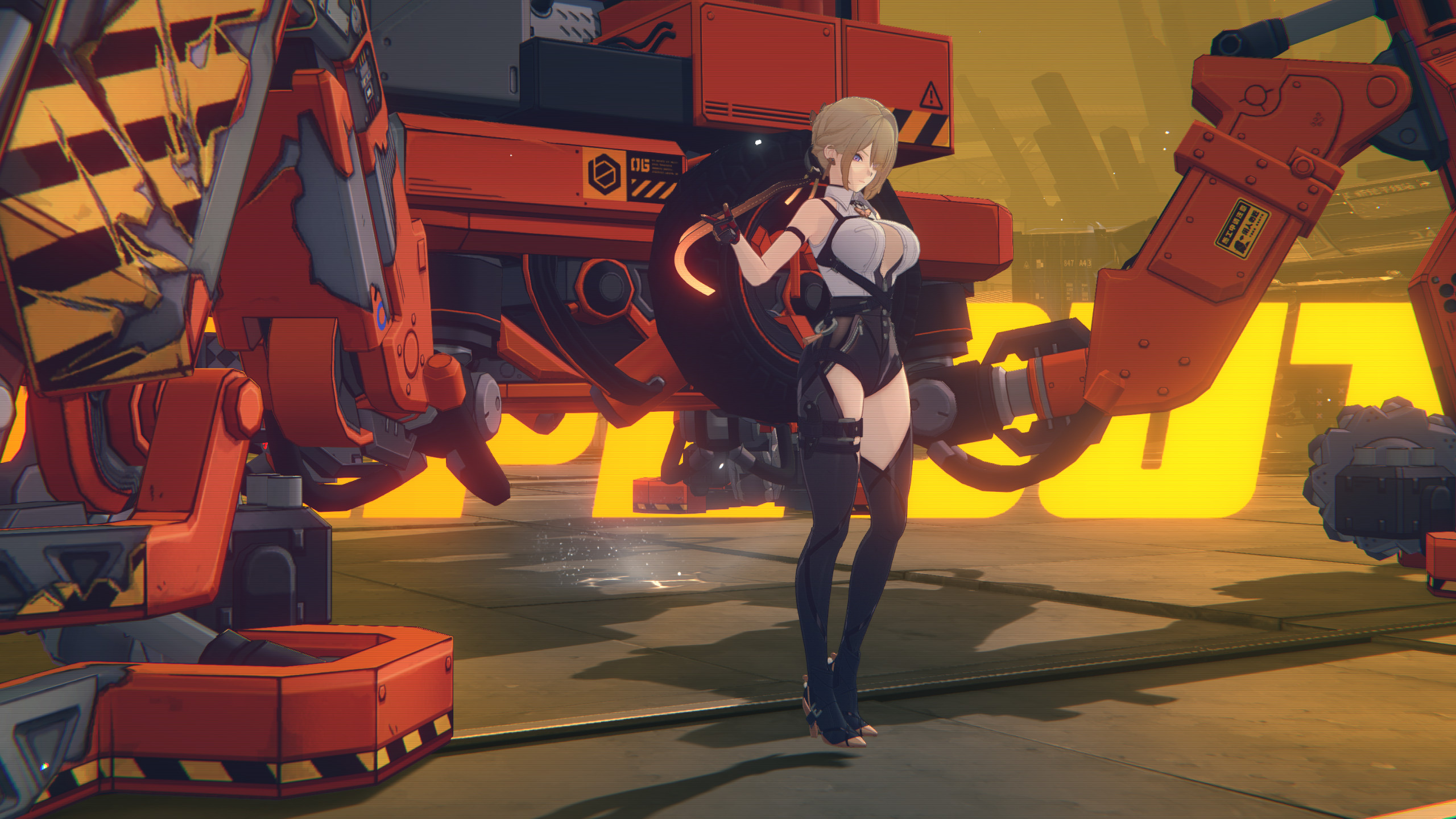 Blessed Evelyn with 40F Boobjob & lots of toggles Mod for Zenless Zone ...